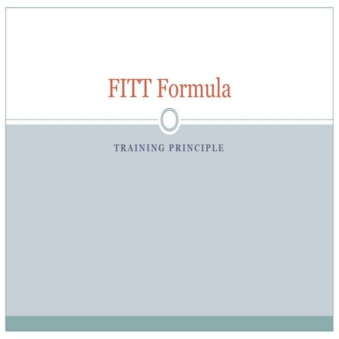 Fitt formula | PPTX