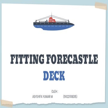 FITTING FORECASTLE.pptx