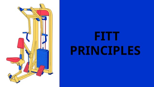 FITT PRINCIPLE Physical Education Lesson 2 | PPTX