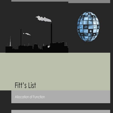 Fitt's list presentation | PPTX