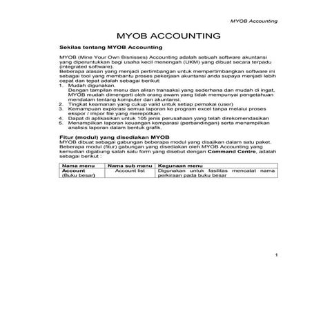 Fitur fitur-di- myob-1 | DOC
