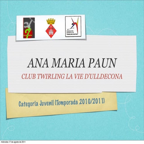 Fitxa ana maria paun | PPT