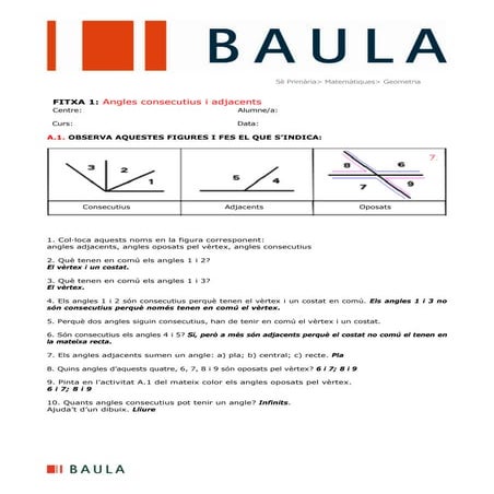 Fitxes mat 5e_geom_sol | PDF