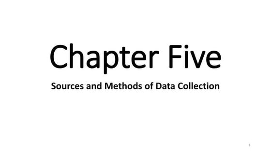 Data Collection Method ppt | PPTX | Educational Assessment | Education