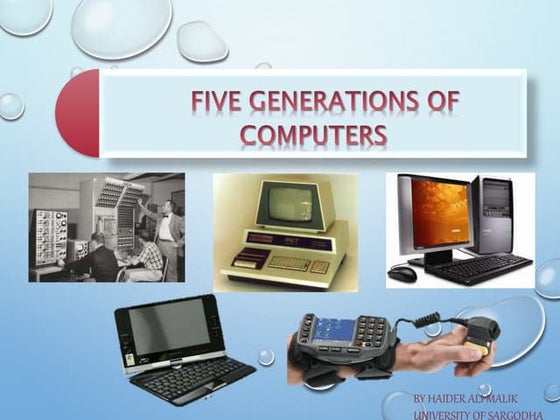 Computer generations | PPT