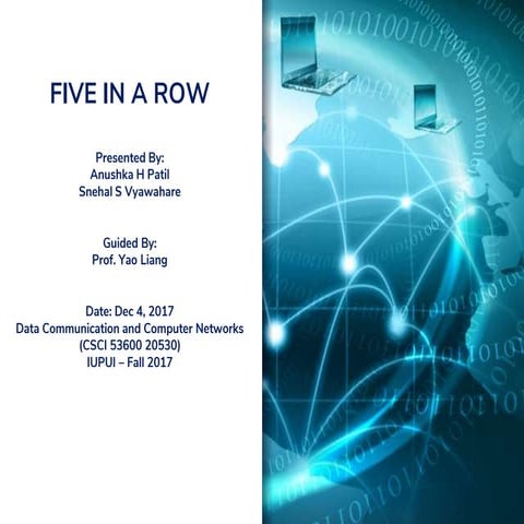 Five In A Row Game- Networking Protocol Analysis | PPT