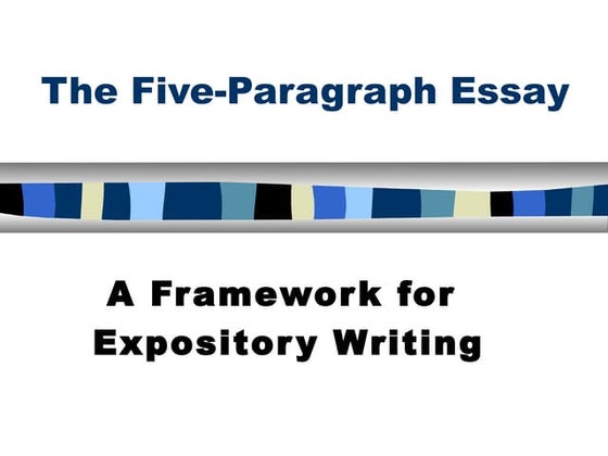 Three paragraph essay | PPTX