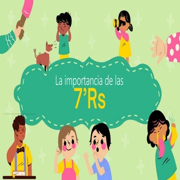 Las 7 RS del cuidado ambiental para la naturaleza. | PPTX