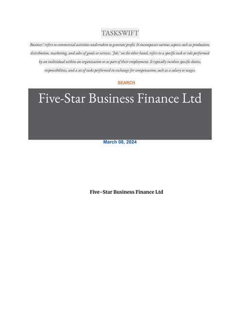 Commercial Lending Brochure | PDF