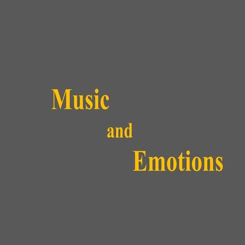 Music and Emotion | PPTX