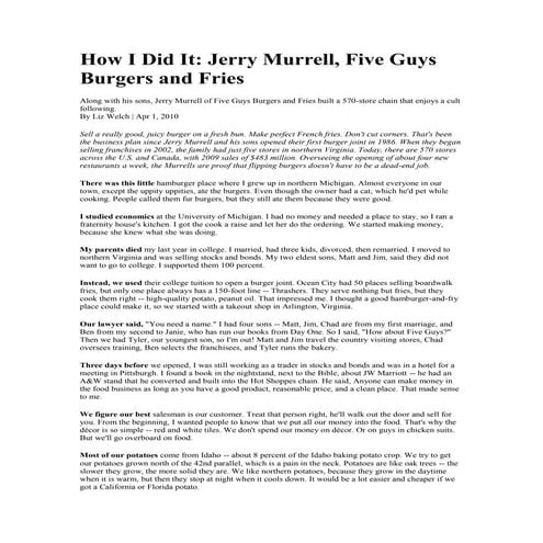 Five guys | PDF