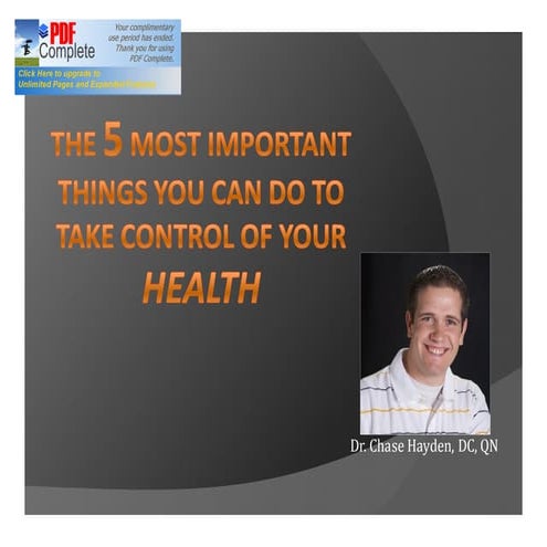 Five Important Things | PDF | Endocrine and Metabolic Diseases ...