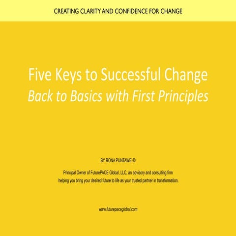 Five Keys to Successful Change | PDF