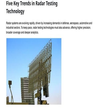 Five Key Trends in Radar Testing Technology (2).pptx