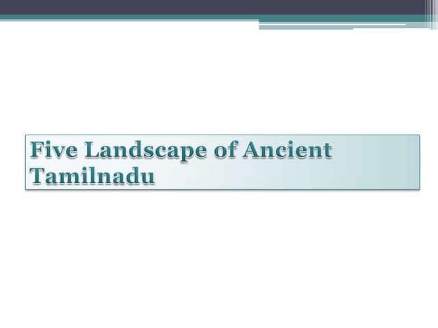 five types of land | PPTX