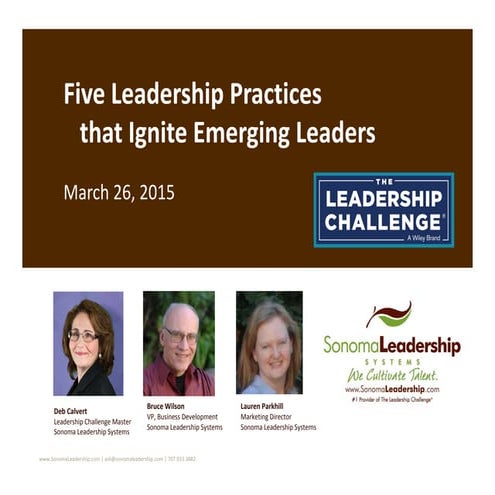 Five Leadership Practices That Ignite Emerging Leaders - Slides | PDF