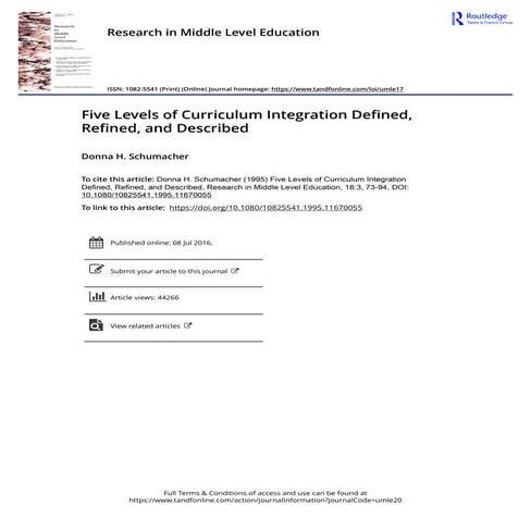 Five Levels of Curriculum Integration Defined Refined and Described.pdf