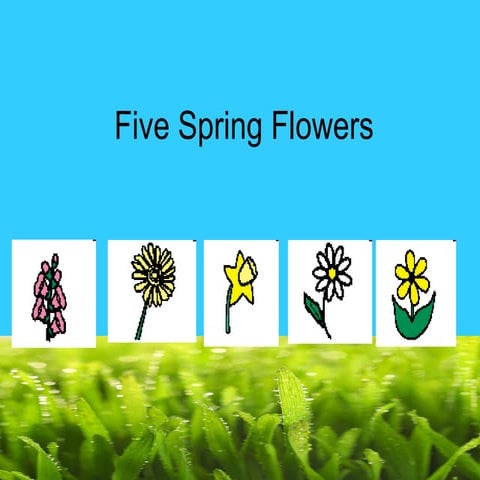 Five Little Flowers | PPT