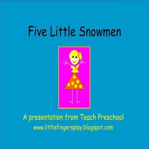Five Little Snowman | PPT