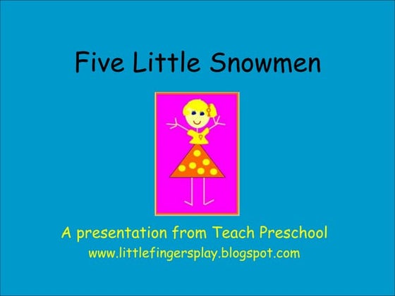 I'm A Little Snowman | PPT
