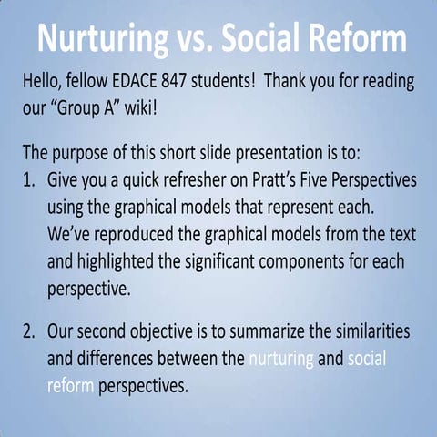 Pratt 5 Teaching Perspectives | PPT