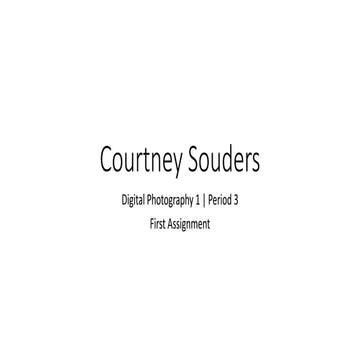 Courtney Souders | PPT