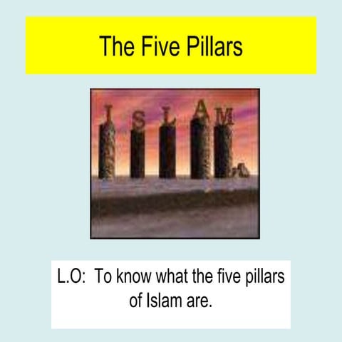 Five pillars yr8 | PPTX | Islam | Religion & Spirituality