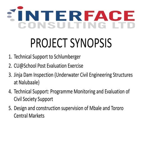 Interface Consulting ltd projects | PPTX