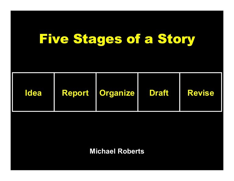 Five stages of a story