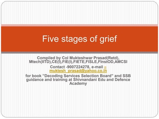Grief presentation | PDF | Mental Health | Diseases and Conditions