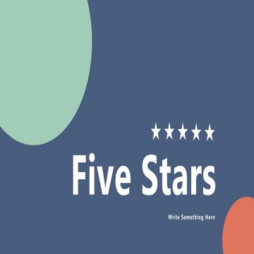 A very good boy Five Stars PowerPoint Template.pptx