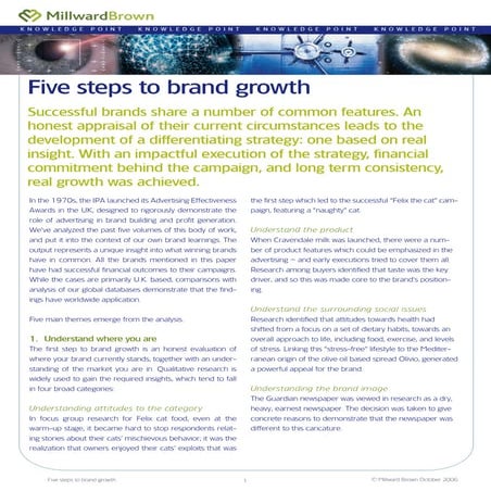 Five steps to brand growth | PDF