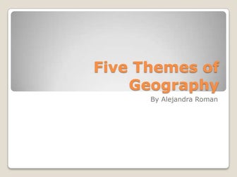 Five things of geography | PPT