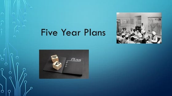 Five years plan of india | PPTX