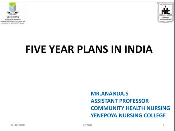 Five year plan ppt | PPTX | Infectious Diseases | Diseases and Conditions
