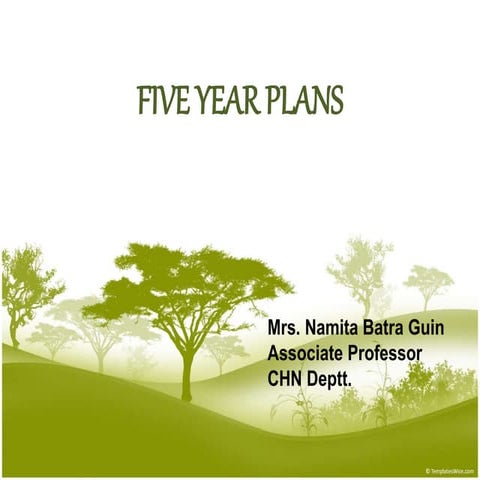 Five year plans | PPT