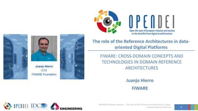 Fiware Cross Domain Concepts And Technologies In Domain Reference Architectures Ppt
