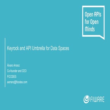 Keyrock and API Umbrella for Data Spaces | PDF