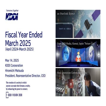 Financial Results for the Fiscal Year Ended March 2025 | PDF