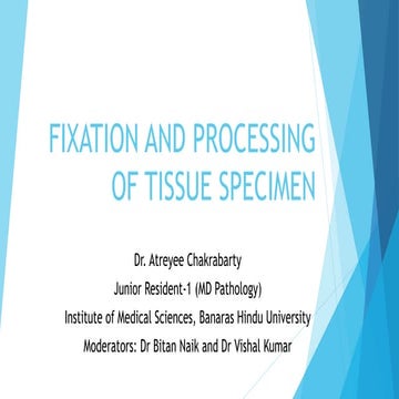 FIXATION AND PROCESSING OF TISSUE SPECIMEN.pptx