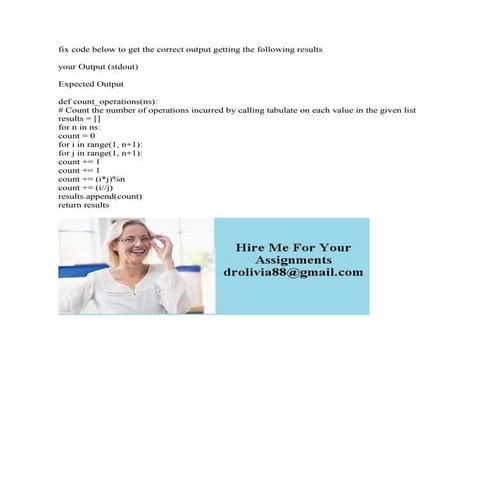 Fix Code Below To Get The Correct Output Getting The Following Resultsdocx 