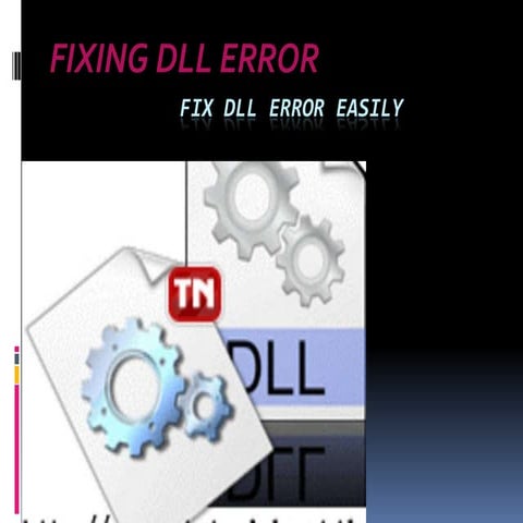 Fix dll error easily | PPT