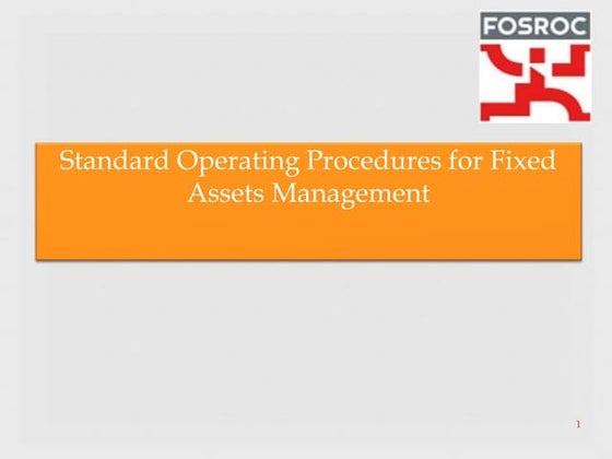Fixed asset management | PPT