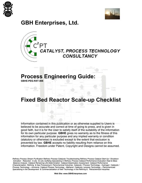 Hydrogenation Reactor Design Considerations | PDF