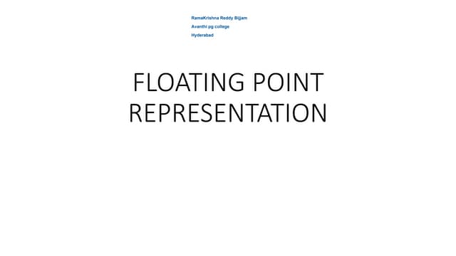 FIXED and FLOATING-POINT-REPRESENTATION.pdf FIXED and FLOATING-POINT-REPRESENTATION.pdf