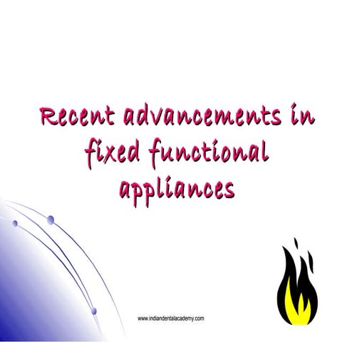 Fixed functional appliances (2) | PPT