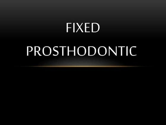 Dental Bridges And It's Types Explained Simply | PPT