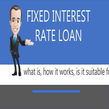 Fixed Rate Explained | PPTX | Home Financing | Personal Debt