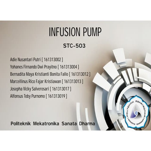 Infusion Pump STC- 503 | PDF