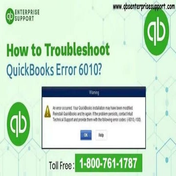 Fixing QuickBooks Error 6010 with Different Techniques.pptx